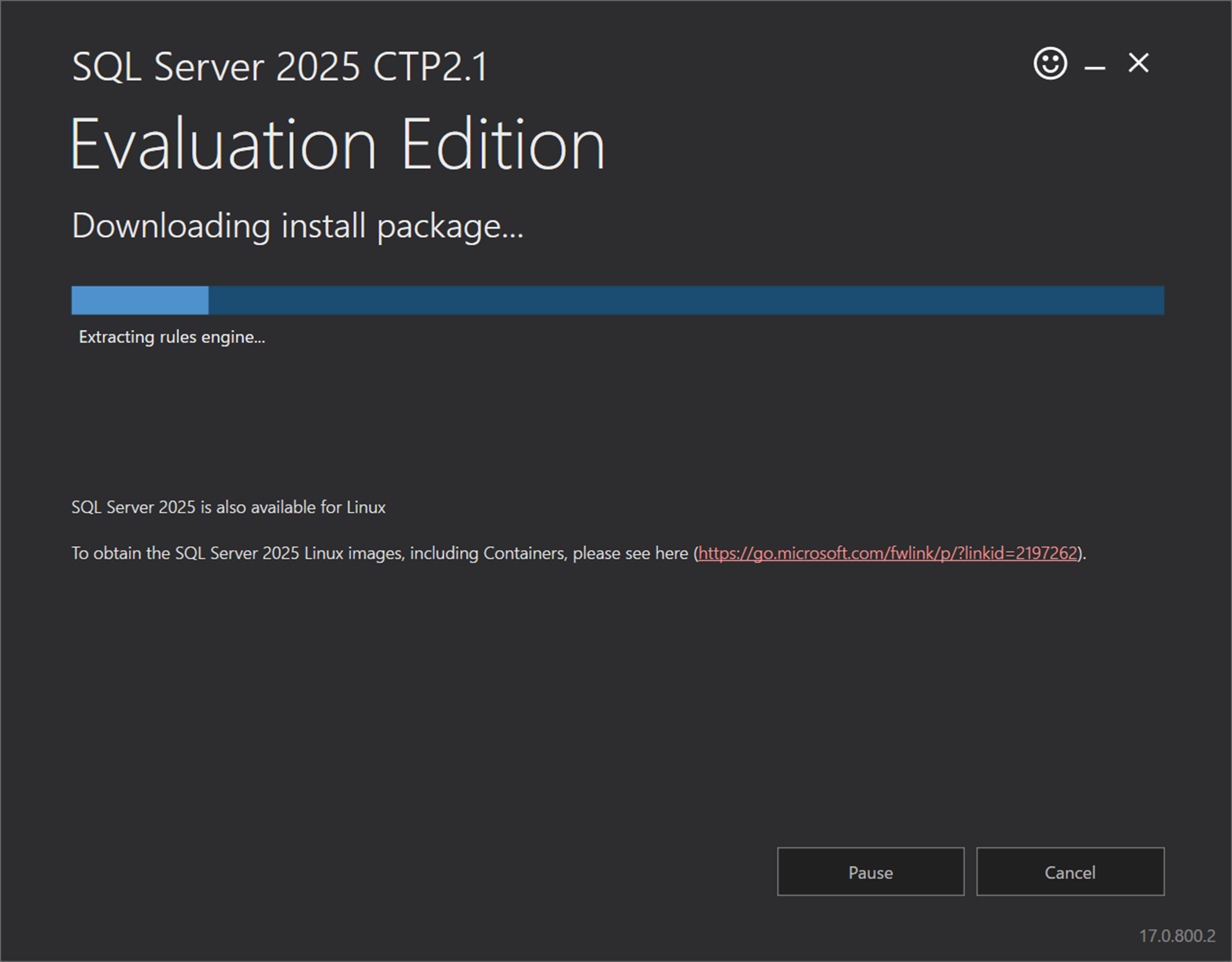 SQLServer2025をインストールしてみた（プレビュー版） – ほのぼのTips